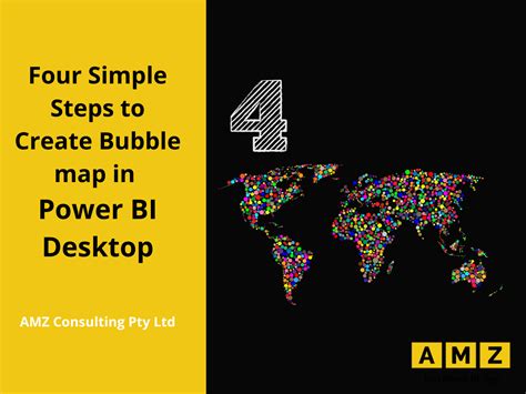 Four Simple Steps To Create Bubble Map In Power Bi Desktop