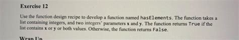 solved use the function design recipe to develop a function