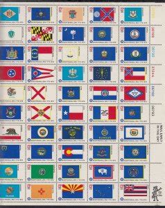 Scott 1633 82 MNH Full Sheet State Flags Issue United States