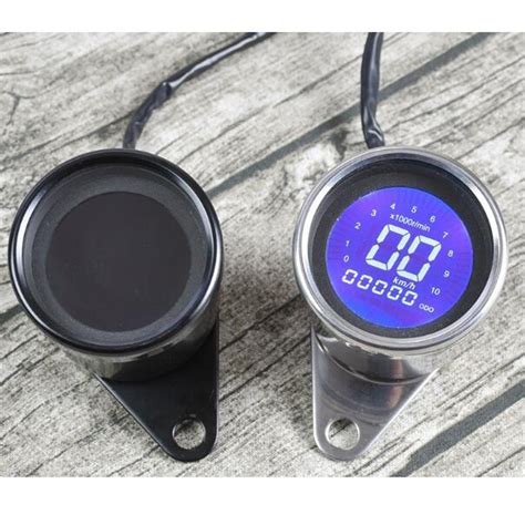 Universal Lcd Motorcycle Speedometer Odometer Rpm Vicedeal