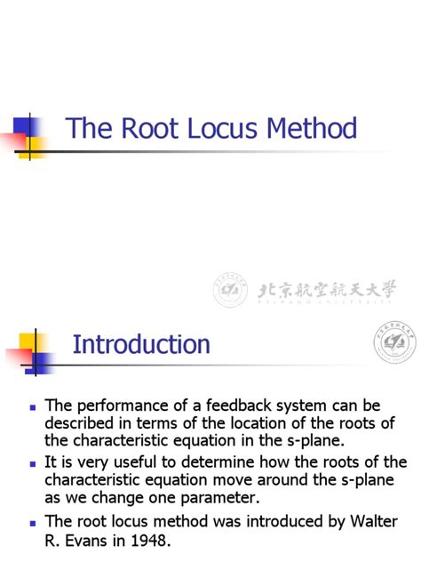 B Lecture10 The Root Locus Rules Automatic Control System Pdf Analysis Algebra