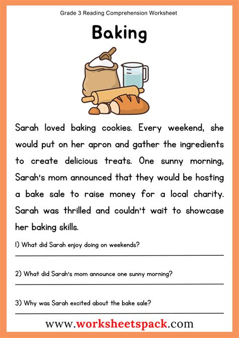 Grade 3 Reading Comprehension Worksheets Worksheetspack In 2024 Comprehension Worksheets