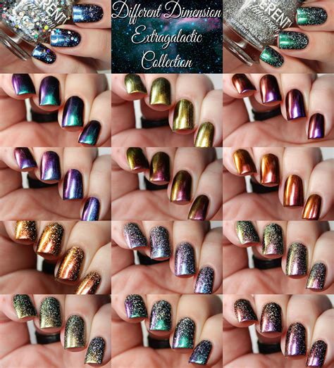 Different Dimension Extragalactic Collection Swatches And Review