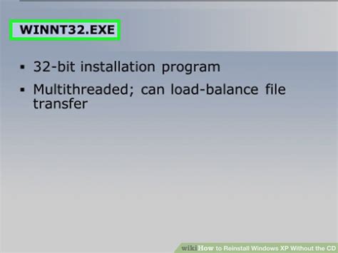 How To Reinstall Windows Xp Without The Cd With Pictures