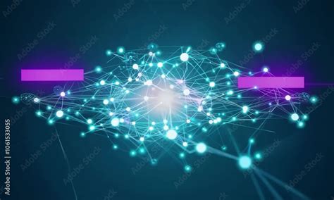 Illustrative 3d Animation Of Neural Network Concept Chatbot Artificial Intelligence Deep