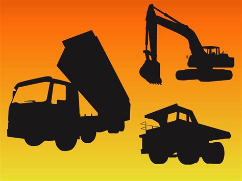 Construction Vehicle Vectors Vector Art And Graphics