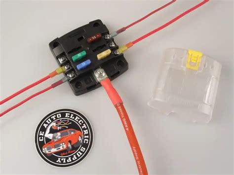 Blue Sea Systems 6 Position Atc Ato Fuse Block Fuse Panel With Power Distribution Ce Auto