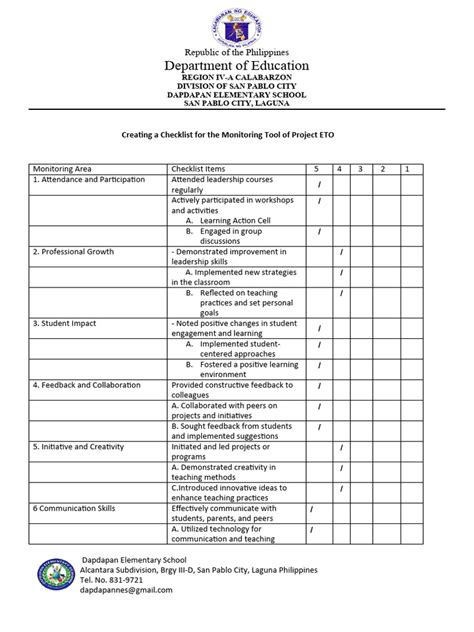Monitoring Tools Project Eto 3 Pdf Creativity Teaching Method