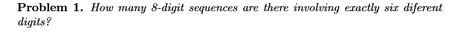 solved problem 1 how many 8 digit sequences are there
