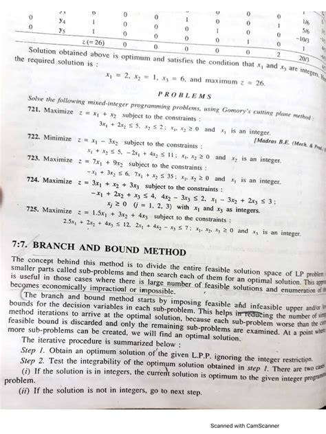 Linear Programming Using Branch And Bound Pdf