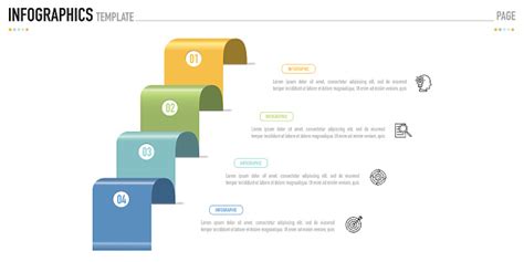 비즈니스 프레젠테이션을 위한 종이 접기 및 리본 인포그래픽 0명에 대한 스톡 벡터 아트 및 기타 이미지 0명 3차원 형태 개념 Istock
