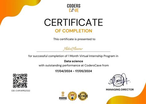 Completed My Internship At Coderscave Adeel Anwar Posted On The Topic Linkedin
