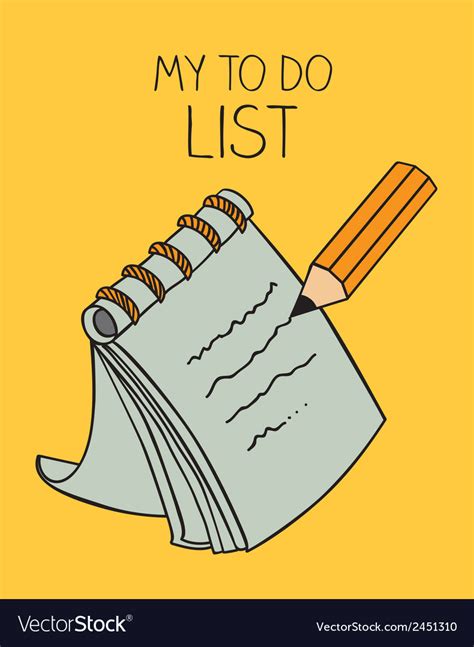 Notes Design Over Yellow Background Royalty Free Vector