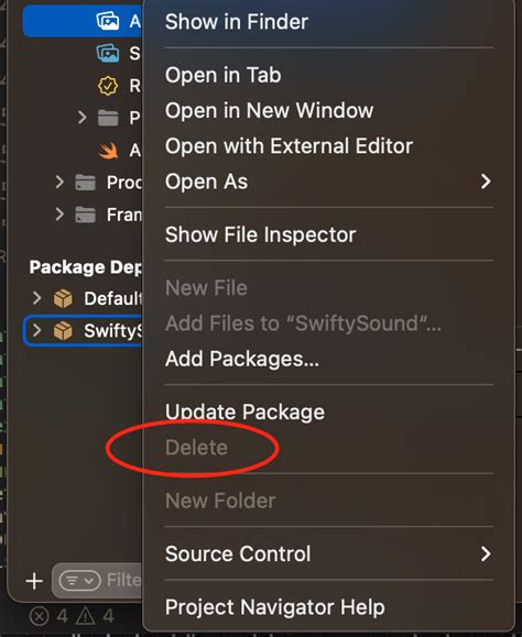 Remove A Package Dependency Added Via Swift Package Manager In Xcode 14