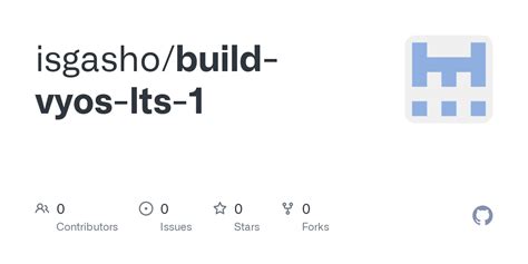 Github Isgashobuild Vyos Lts 1