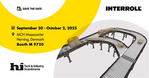 Interroll 🚀 Join Us At Hi Tech And Industry Scandinavia Facebook