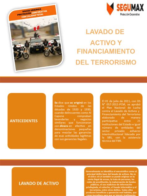 Lavado De Activo Y Financiacion Del Terrorismo Pdf Lavado De Dinero