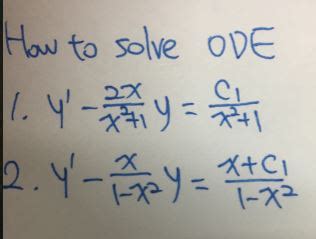 Solved Law To Solve Ode Chegg