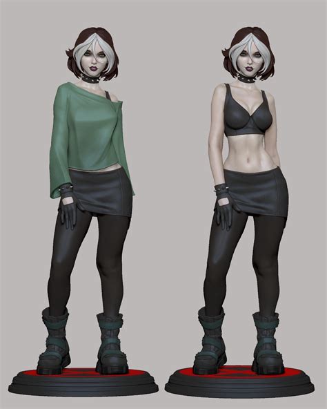 Stl File Rogue Xmen Evolution 3d Print 🎨・3d Print Design To Download