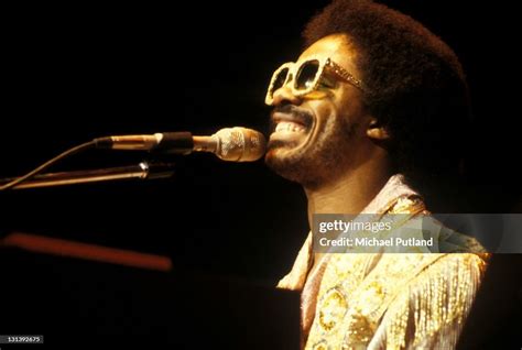 Stevie Wonder Performs On Stage At Madison Square Garden New York