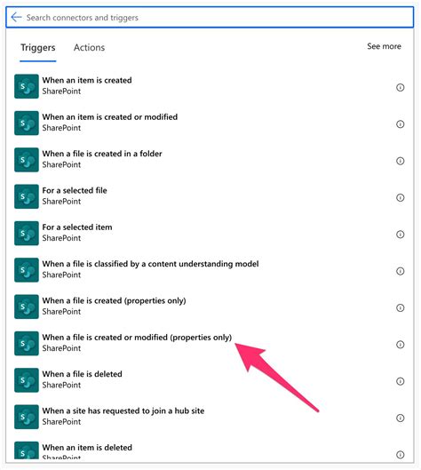 Power Automate Sharepoint When A File Is Created Or Modified Properties Only Trigger
