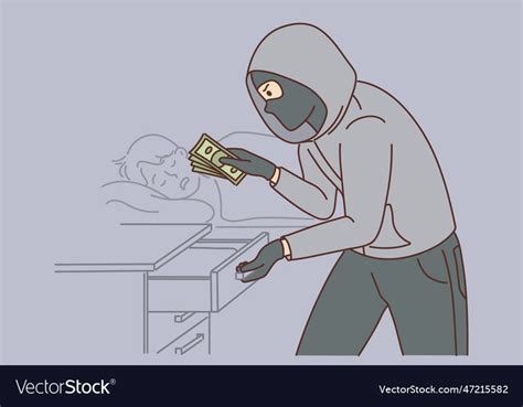 Robber Steals Money From Drawer While Victim Is Sleeping On Bed