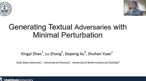 Underline Generating Textual Adversaries With Minimal Perturbation