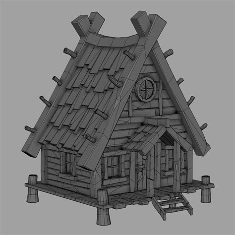 3d Small Shack 01 Turbosquid 2208940