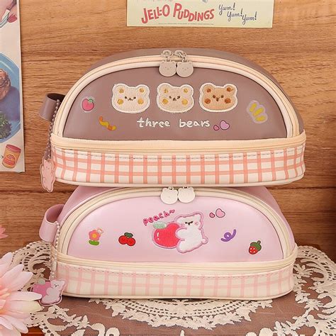 귀여운 카와이 토트 백 핀 액세서리 캐주얼 노트북 크로스 바디 숄더 백 십대 소녀용 Aliexpress