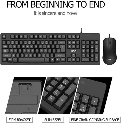 AOC Wired Combo Kit KM150 Amman Jordan Pccircle