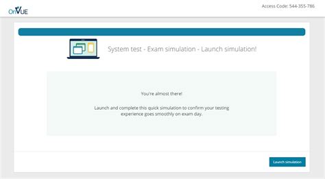 onvue system test launch simulation fails to launch reverts to main training certification