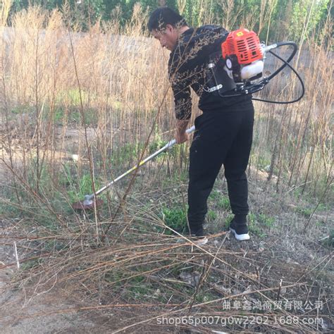侧挂背负式汽油割草机 园林植保汽油除草机 汽油割灌机 阿里巴巴