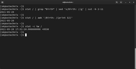 How To Find Exact Installation Date And Time Of Your Linux Machine