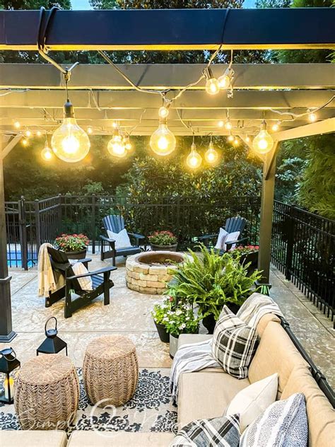 How To Hang Lights On Metal Gazebo