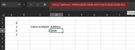 Excel Finding Cell Address Based On Unique Value In Range Stack