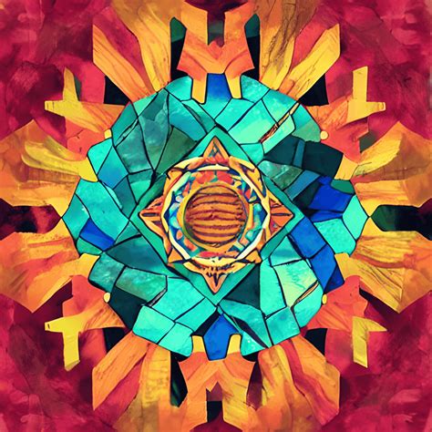 Símbolo solar de Zia de Nuevo México de Pebble Tay Creative Fabrica