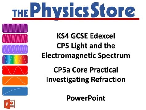 Ks4 Gcse Physics Edexcel Cp5a Core Practical Investigating Refraction Teaching Resources