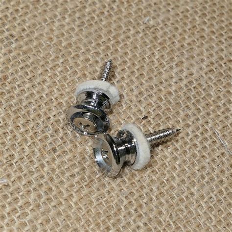 Strap Button Chrome 2005 Epiphone Les Paul Standard Same Reverb