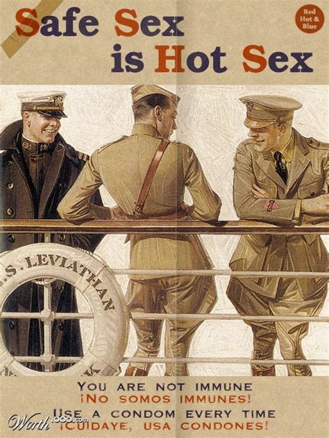Public Service Announcement Looks Like Someone Used An Old Leyendecker Print For A Safe Sex