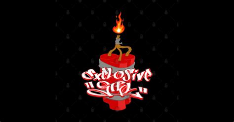 Explosive Girl Explosive Girl Sticker Teepublic