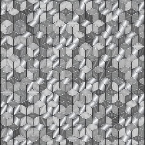 Abstract Metallic Cubes Background Stock Vector Illustration Of