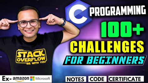 🚀🔥 100 C Programming Challenges 💯 For Beginners 2024 Hindi Notes Github Certification