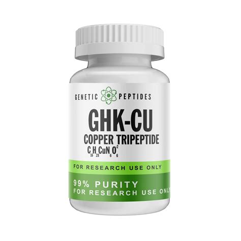 Ghk Cu Copper Peptide 2mg 60 Enteric Coated Capsules Genetic Peptides