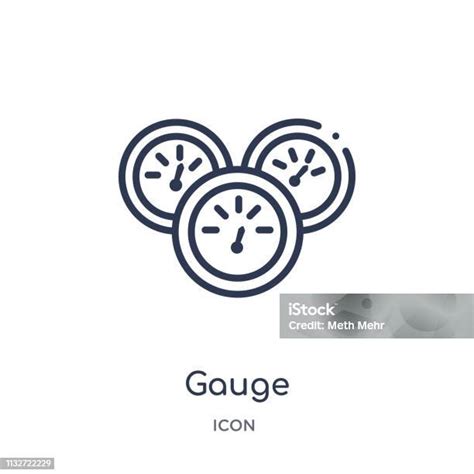 윤리 개요 컬렉션에서 선형 계기 아이콘입니다 얇은 라인 게이지 벡터 흰색 배경에 고립입니다 게이지 유행 삽화 0명에 대한 스톡 벡터 아트 및 기타 이미지 Istock