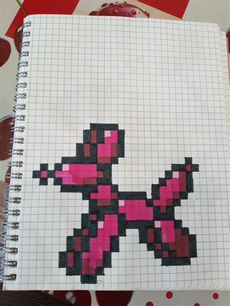 Собака по клеточкам Легкие рисунки Рисунки крестов Художественные узоры