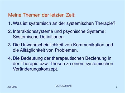 Ppt Ausgewählte Themen Systemischer Theorie Und Praxis Powerpoint