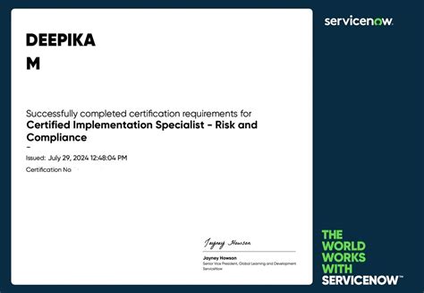 Deepika M On Linkedin Deloitte Servicenow Certification Cis Grc Professionaldevelopment
