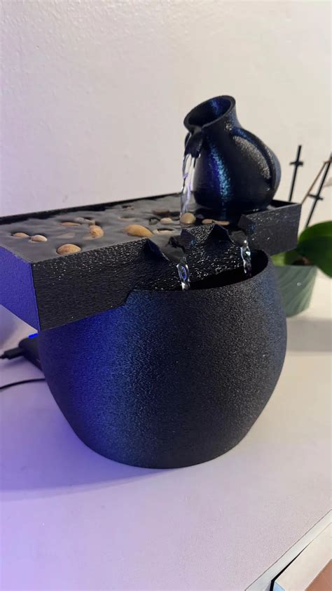 Zen Bowl Fountain Desktop Water Feature Free 3d Print Model