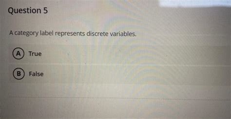 Solved A Continuous Axis On A Visual Represents Continuous