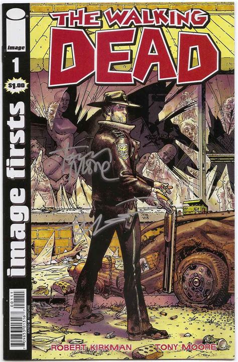 Walking Dead 1 Signed Creators Robert Kirkman And Tony Moore Brooklyn